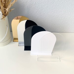 Acrylic Blanks Arch With Stand, Arch Acrylic Blank, Acrylic Clear Sign ...