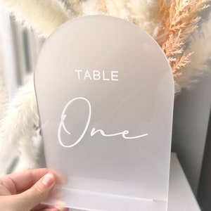 Acrylic Table Number, Arch Table Numbers, Arch Wedding Table Numbers ...