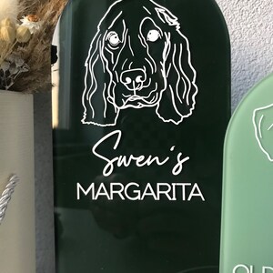 Custom Wedding Bar Menu, Dogs Dirnk Menu, Acrylic Dog Bar Menu Sign ...