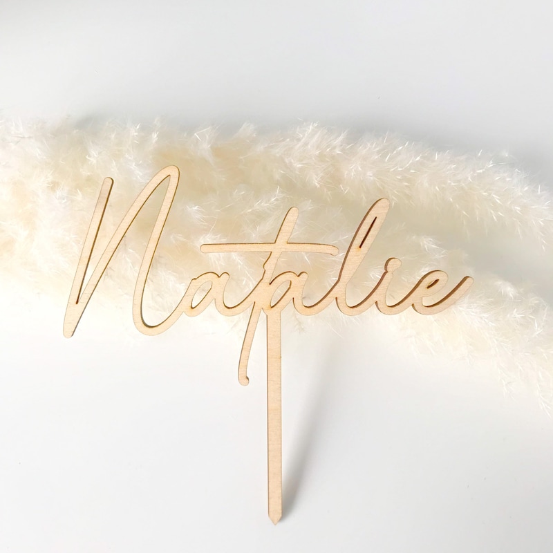 Name Cake Topper - Etsy Canada