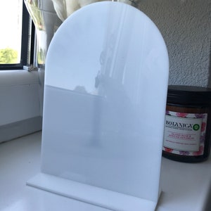 Acrylic Blanks Arch With Stand, Arch Acrylic Blank, Acrylic Clear Sign ...