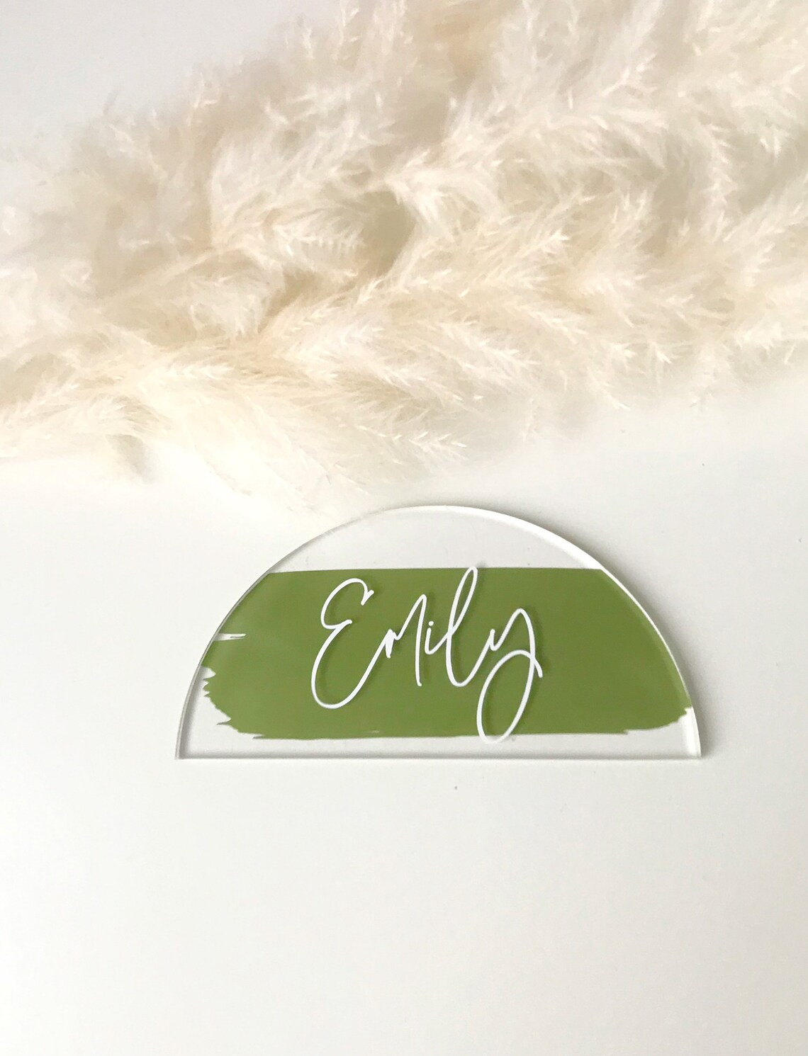Acrylic Arch Wedding Place Cards, Acrylic Arches Name Cards, Semicircle ...