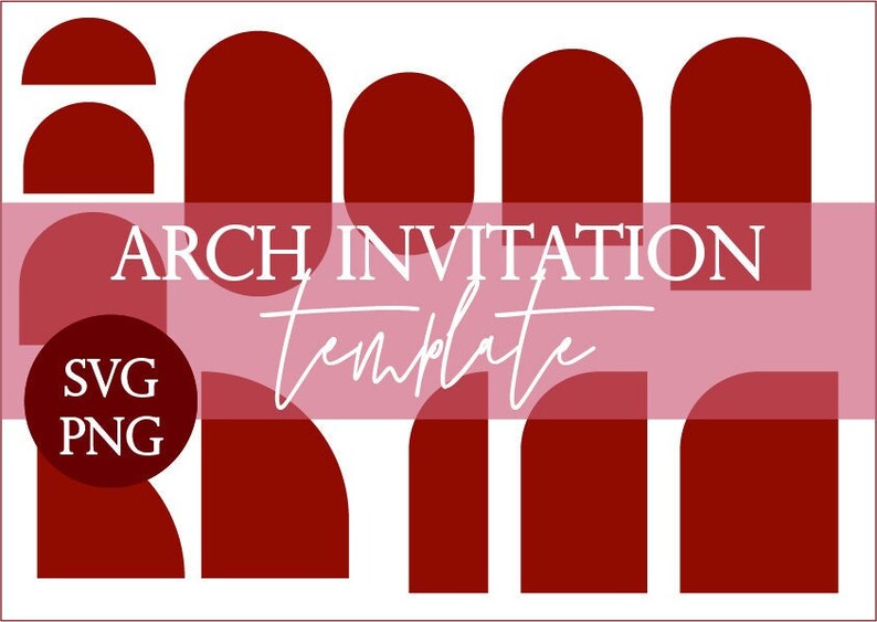 SVG Files for Invitaiton Svg Shapes Arch PNG Arch Wedding - Etsy