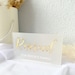 Personalized Reserved Stand, Arch Reserved Sign, Acrylic Wedding Table ...