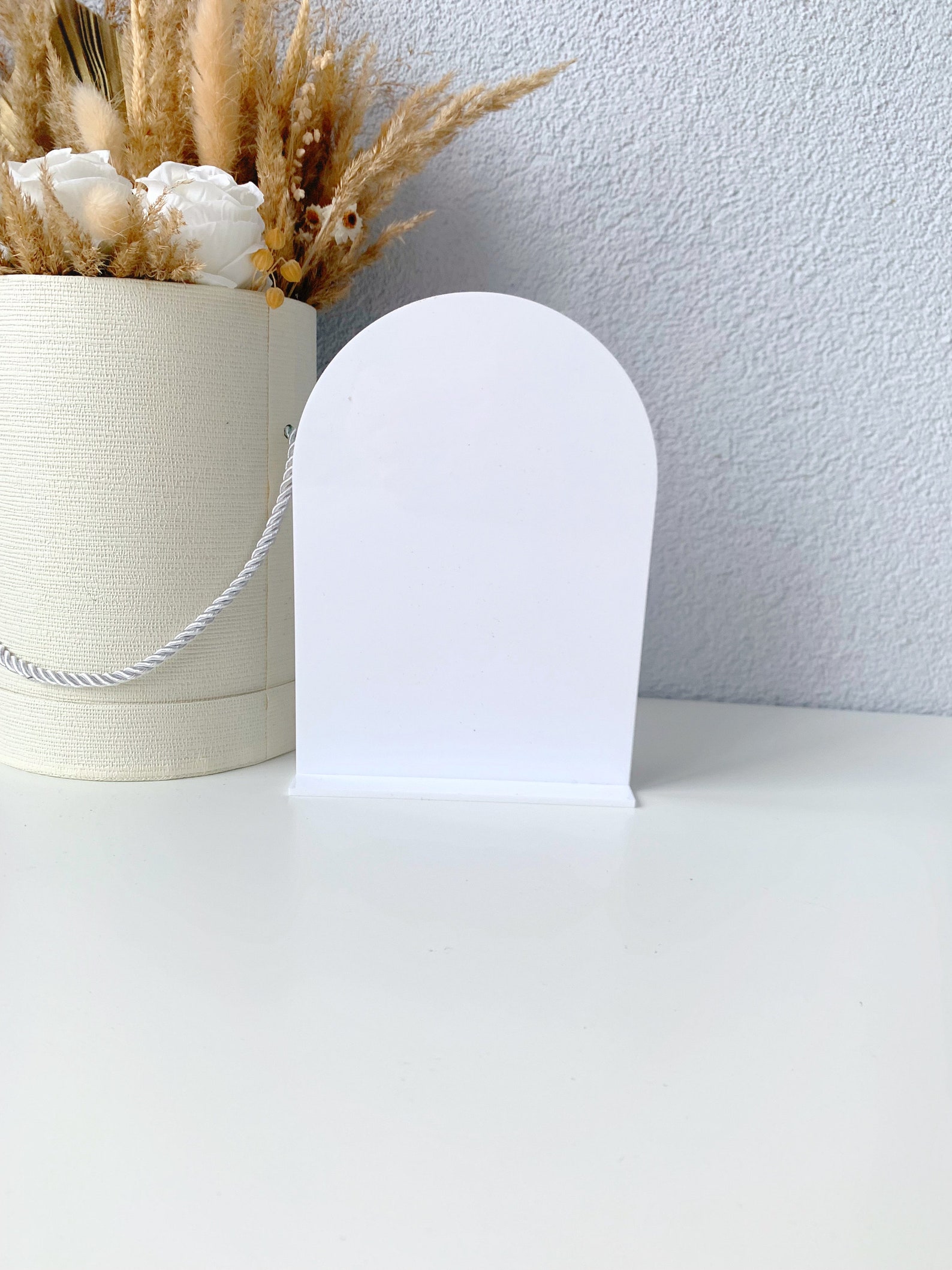 Acrylic Blanks Arch With Stand, Arch Acrylic Blank, Acrylic Clear Sign ...
