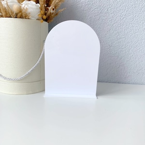 Acrylic Blanks Arch With Stand, Arch Acrylic Blank, Acrylic Clear Sign ...