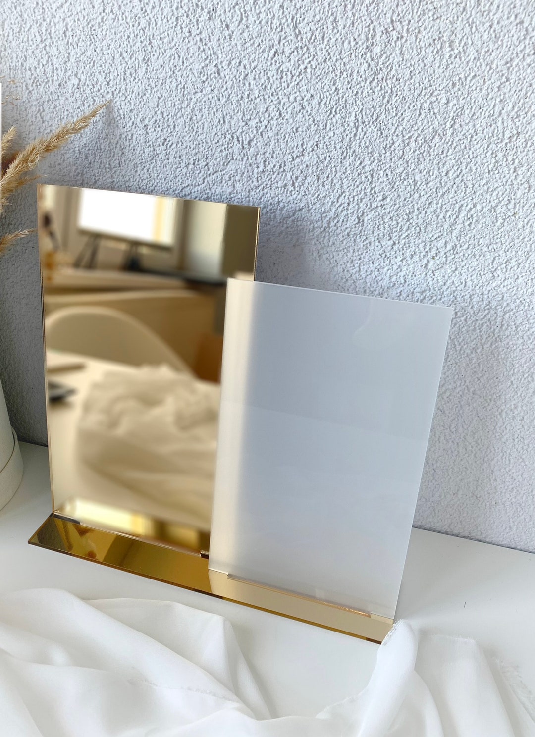 Acrylic Rectangle Double Blanks With Stand, Blanks for Menu,cutout for ...