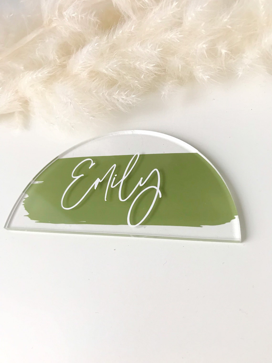 Acrylic Arch Wedding Place Cards, Acrylic Arches Name Cards, Semicircle ...