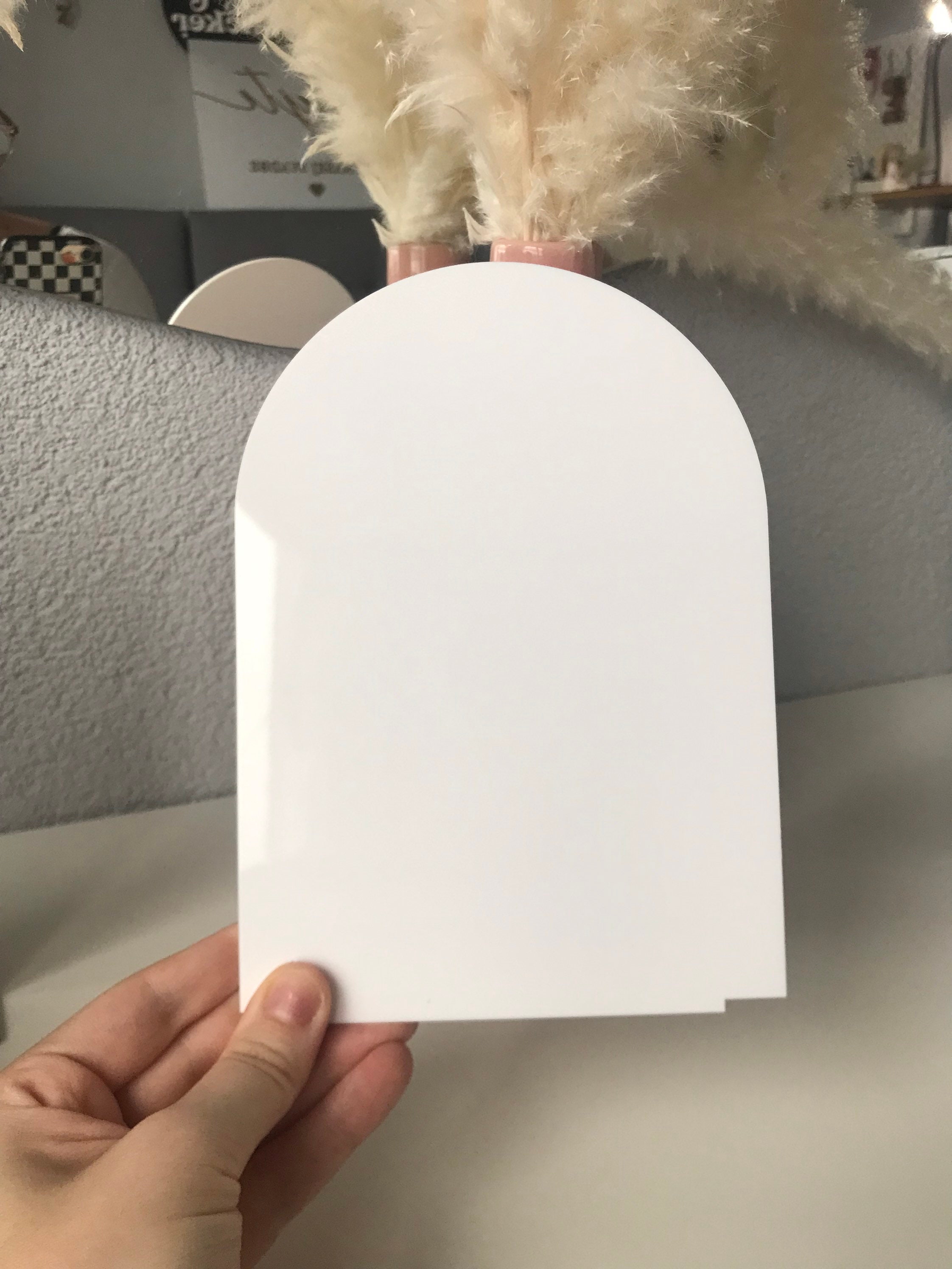 Acrylic Blanks Arch With Stand Arch Plaqueplastic Acrylic - Etsy