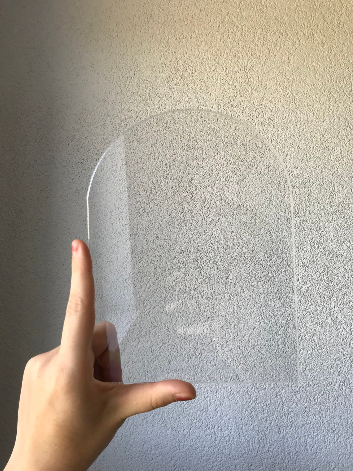 Acrylic Blanks Arch With Stand Arch Plaqueplastic Acrylic - Etsy