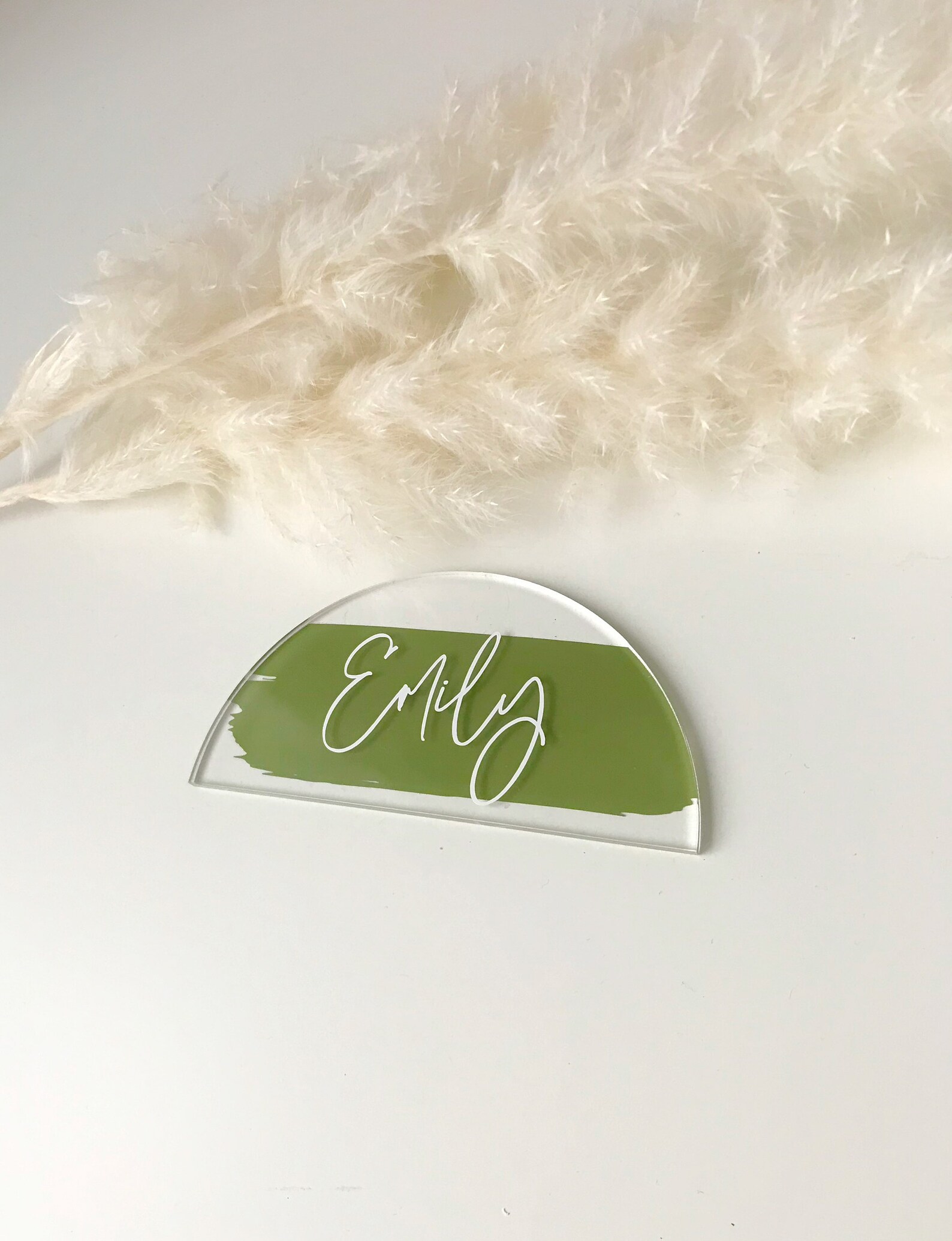 Acrylic Arch Wedding Place Cards, Acrylic Arches Name Cards, Semicircle ...