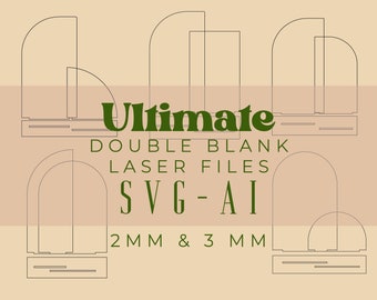 SVG File for Laser Sign, Svg Stand Shape, Arch SVG, Blank Laser Cutting ...