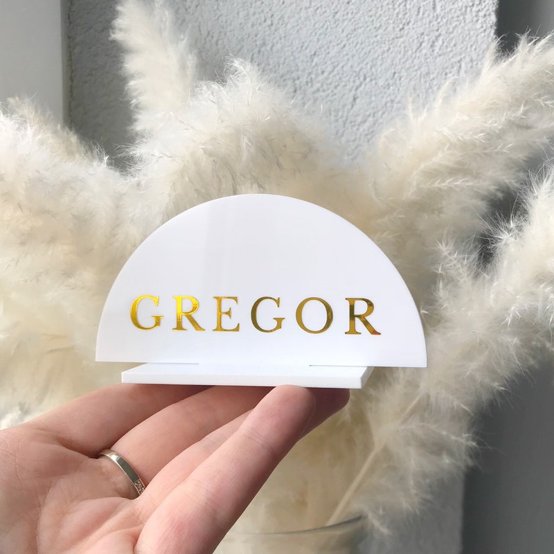 Acrylic Place Card - Etsy