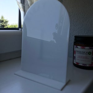 Acrylic Blanks Arch With Stand, Arch Acrylic Blank, Acrylic Clear Sign ...