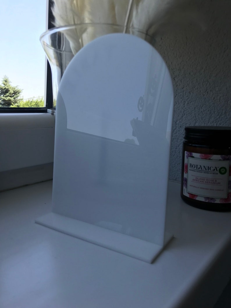 Acrylic Blanks Arch With Stand, Arch Acrylic Blank, Acrylic Clear Sign ...