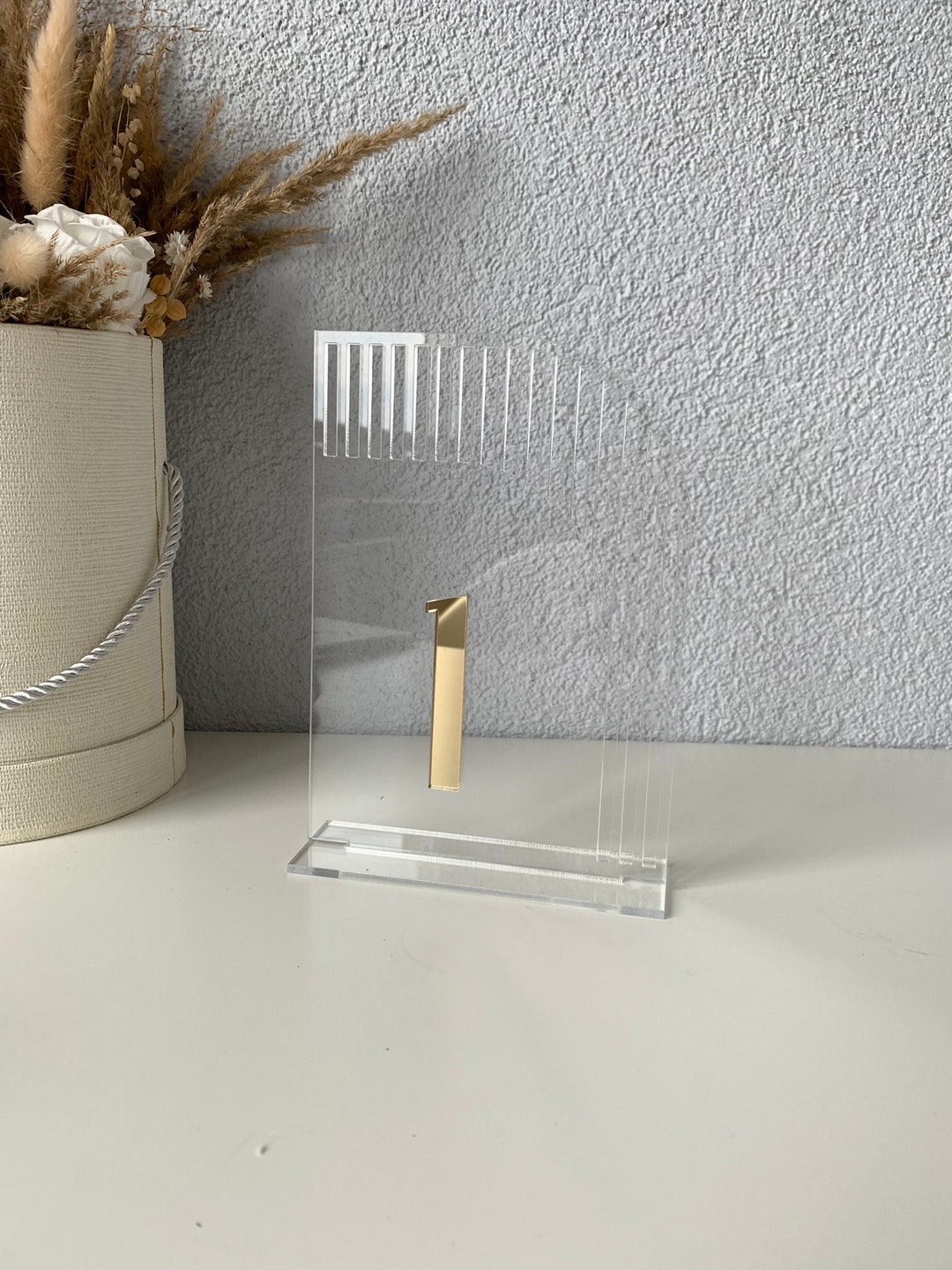 Acrylic Table Numbers Gold White Black Silver, Wedding Table Numbers ...