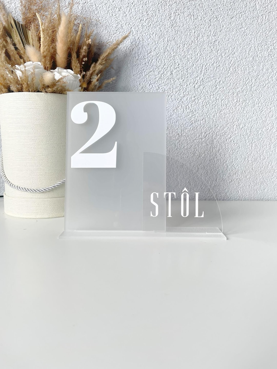 Wedding Gold Table Numbers, Table Number With Stand, Modern Elegant ...