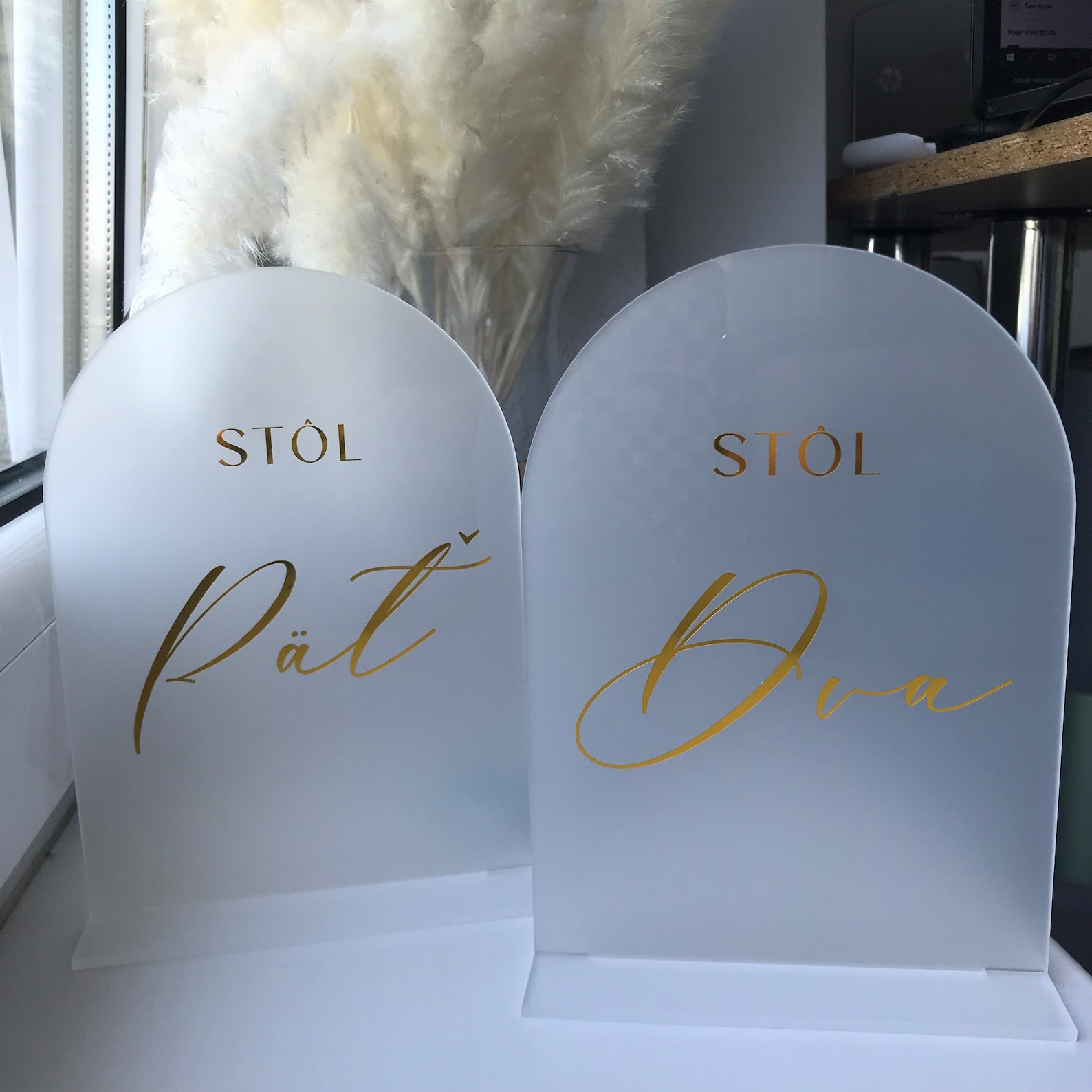 Acrylic Blanks Arch With Stand Arch Plaqueplastic Acrylic - Etsy