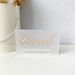Personalized Reserved Stand, Arch Reserved Sign, Acrylic Wedding Table ...