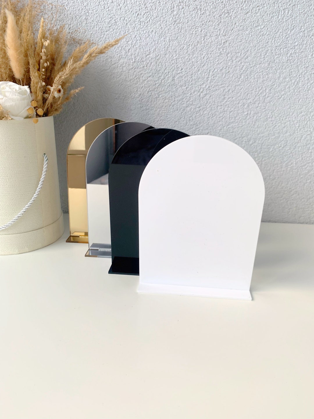 Acrylic Blanks Arch With Stand, Arch Acrylic Blank, Acrylic Clear Sign ...