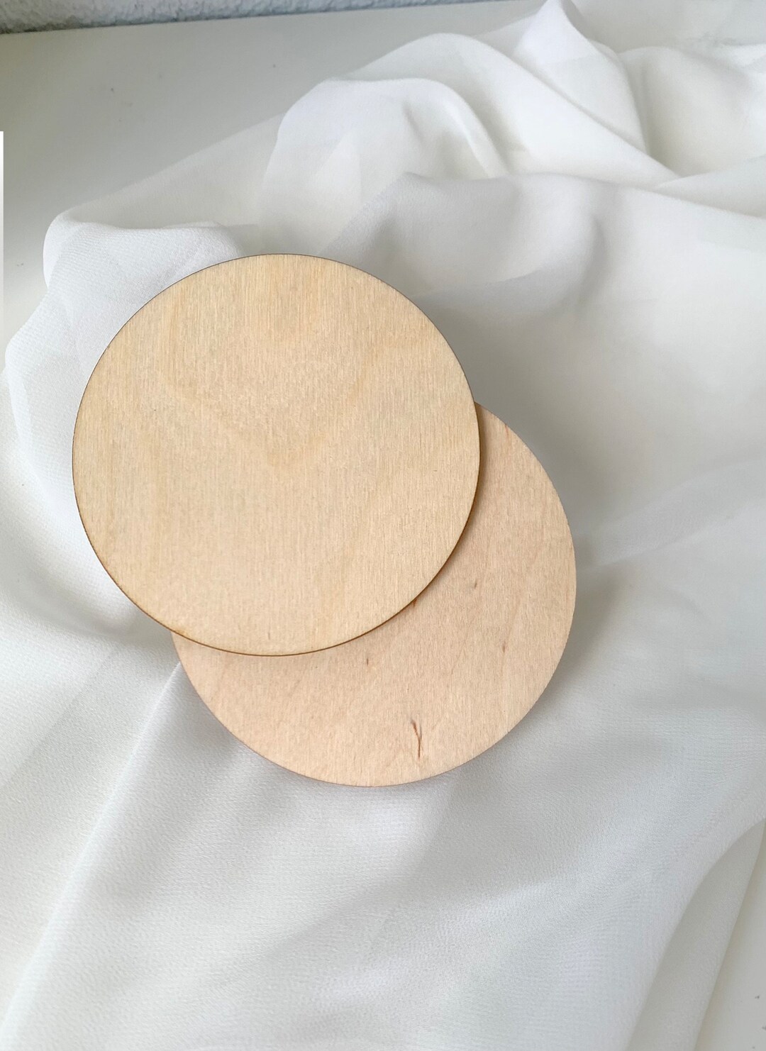 Blank Wooden Circle for Crafting, Clear Blank Cutout Circle, Clear Wood ...