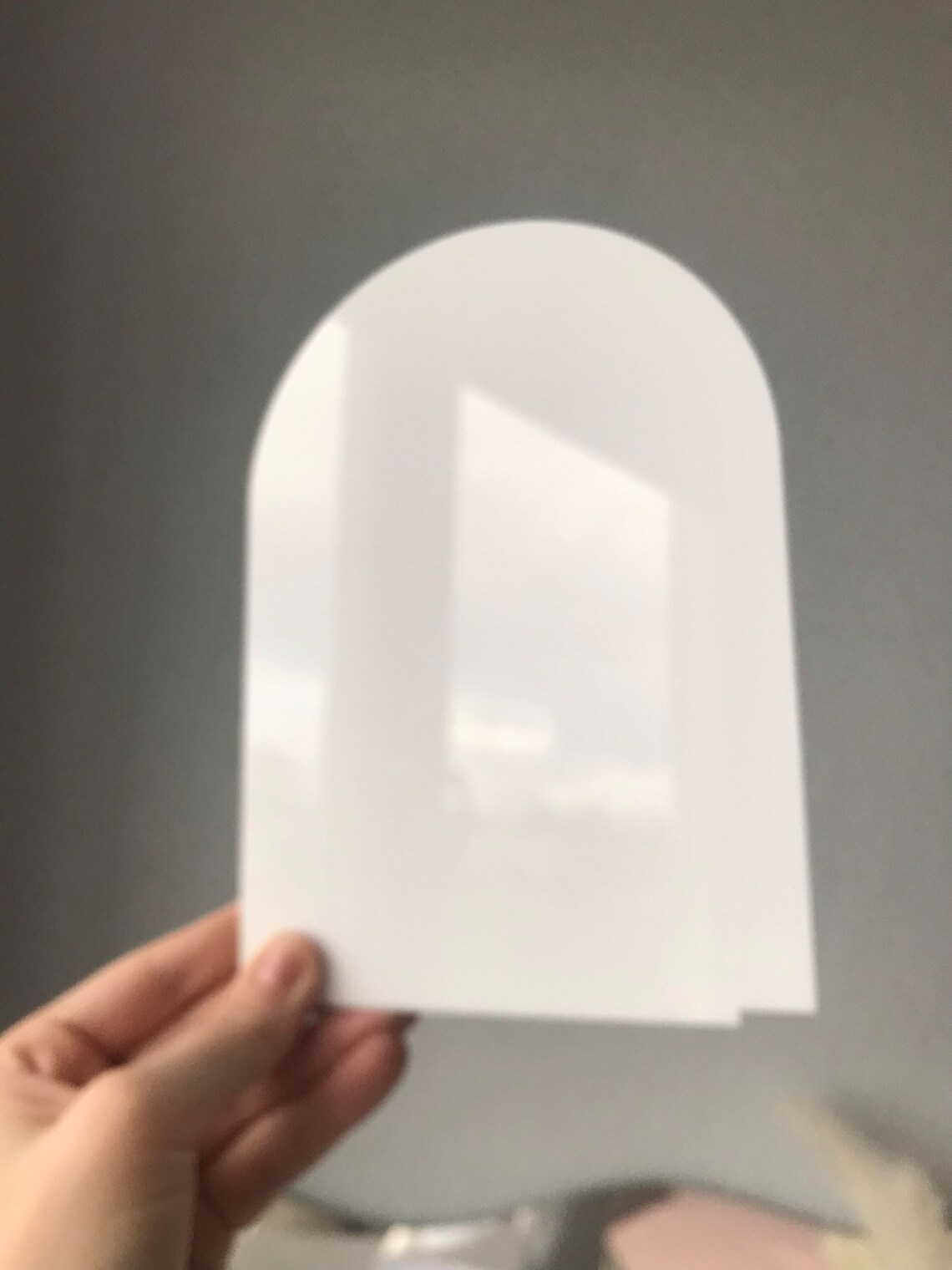 Acrylic Blanks Arch With Stand Arch Plaqueplastic Acrylic - Etsy