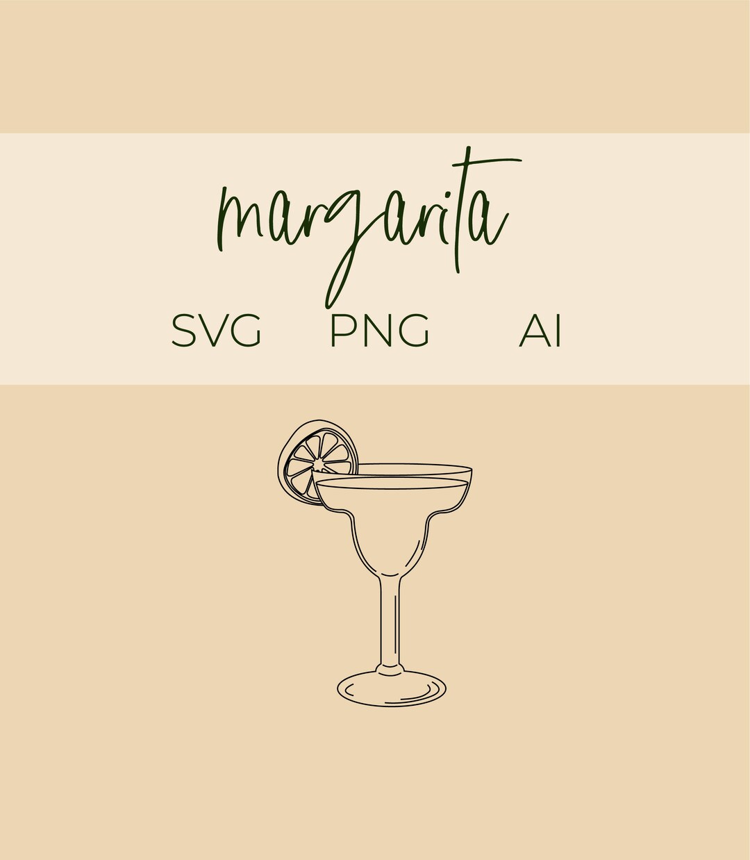 SVG Margarita Drink, Margarita File for Laser Sign, Margarita Drink Png ...
