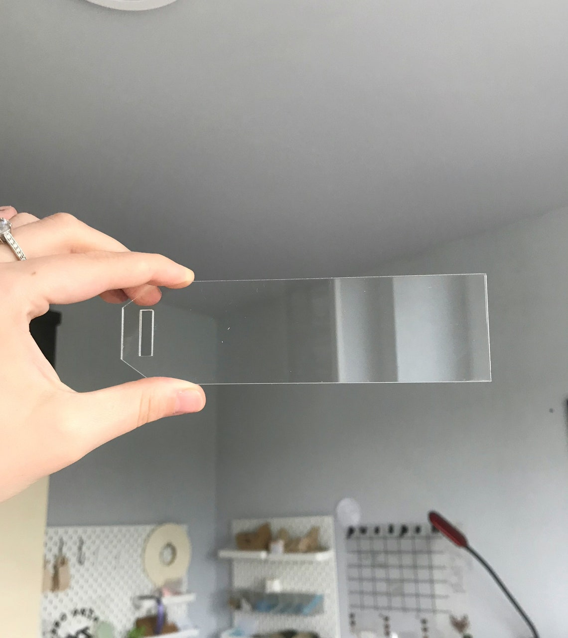 Set of 10 Acrylic Blank Bookmarks Clear Bookmark White Black - Etsy