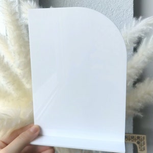 Acrylic Half Arch Blanks and Stand, Arch Acrylic Blank, Blanks for ...