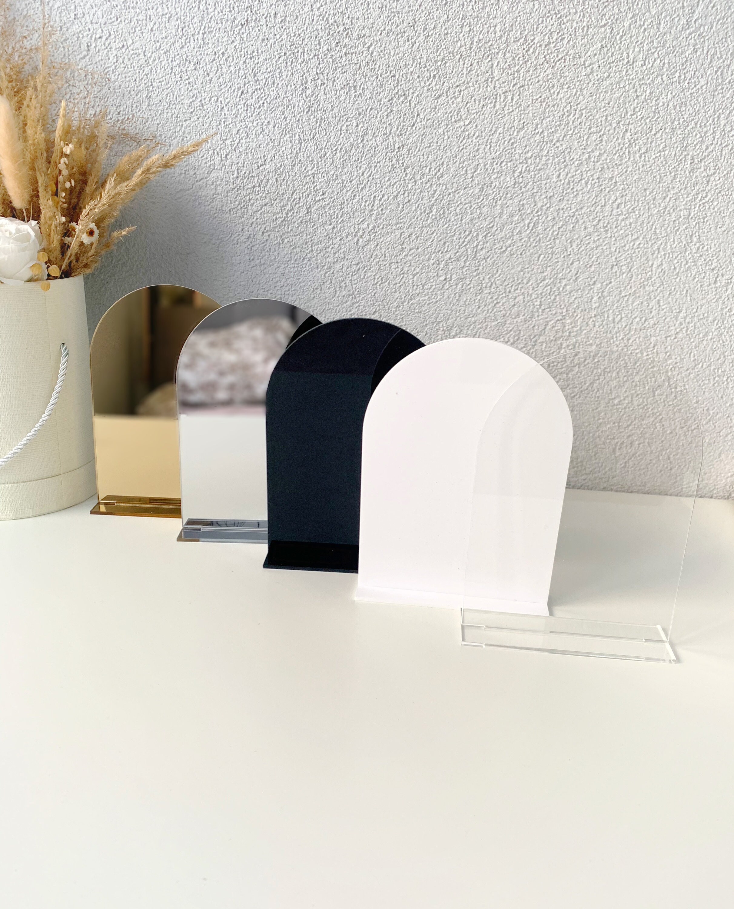 Acrylic Blanks Arch With Stand, Arch Acrylic Blank, Acrylic Clear Sign ...