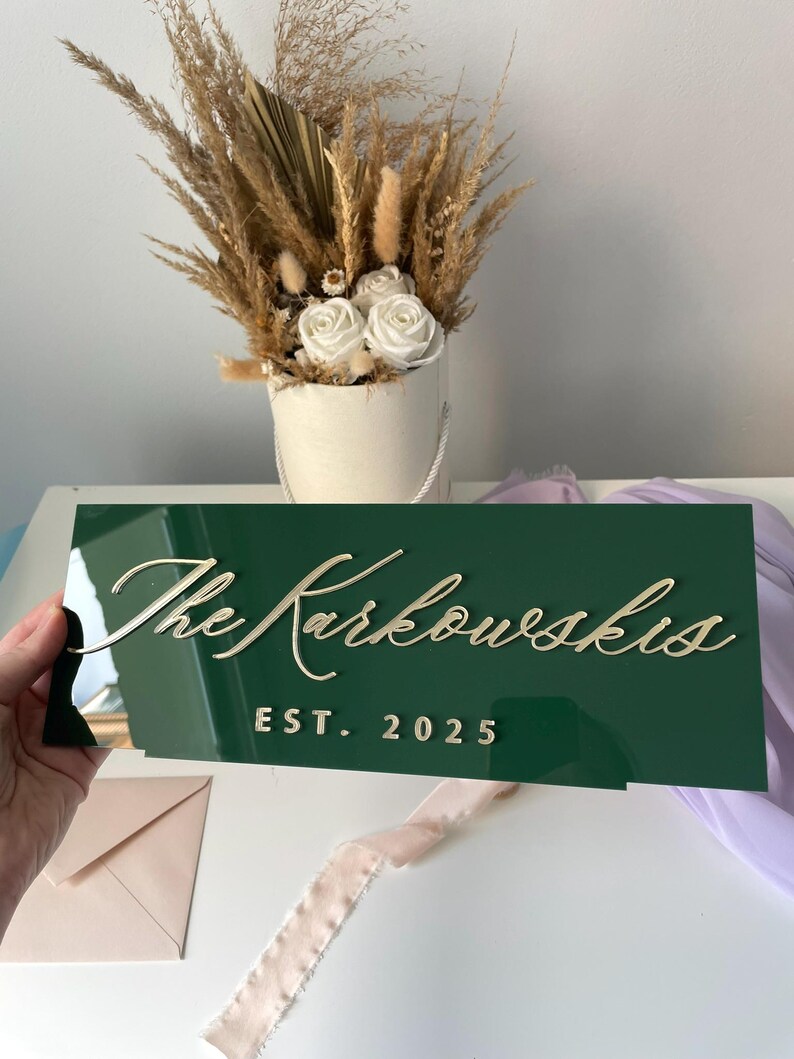 Custom Acrylic Head Table Sign, Wedding Head Table Sign, Mr and Mrs ...