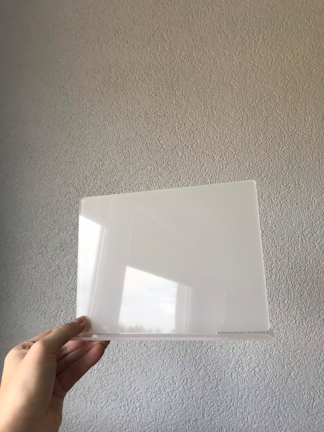 Acrylic Blanks Table Signs With Stand Rectangle Plaque Plexiglass ...