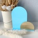 Acrylic Arch Double Blank, Arch Table Blank, Arch Blanks for Sign ...