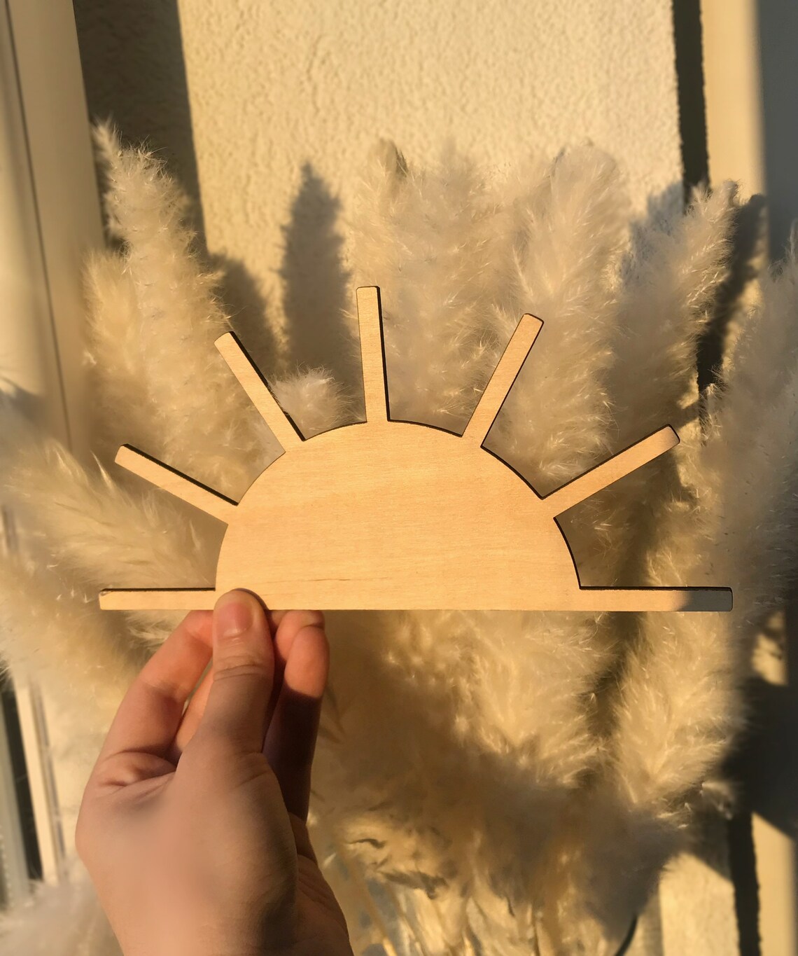 Wooden Sun Home Decor Wooden Home Decor Nursery Minimalist - Etsy