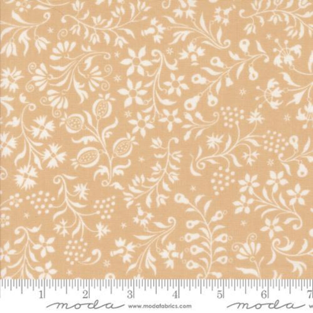 Fabric Moda Sugar Cookie Holiday Harvest Florals Buon Natale by the ...