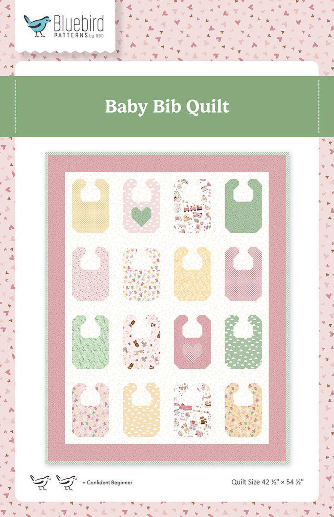 Riley Blake Designs Bluebird Patterns Baby Bib Quilt Pattern P100 ...