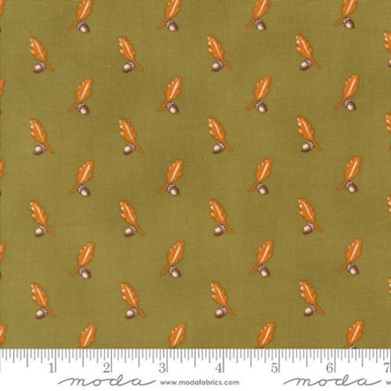 Fabric Moda Basil Acorns and Oak Pumpkin Spice Gatherings by the ...