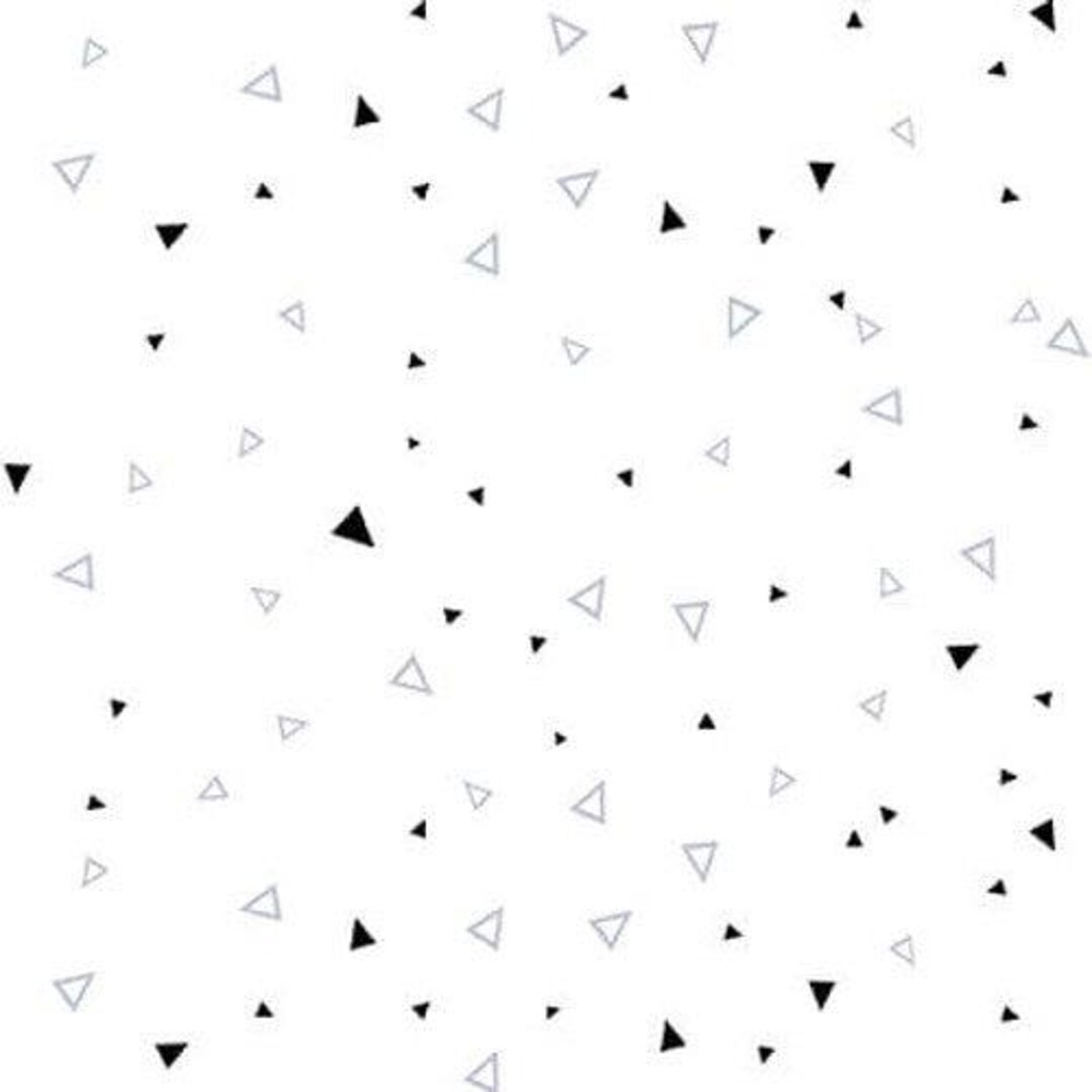 Fabric Blank Quilting White Triangles Lower the Volume by the Quarter ...