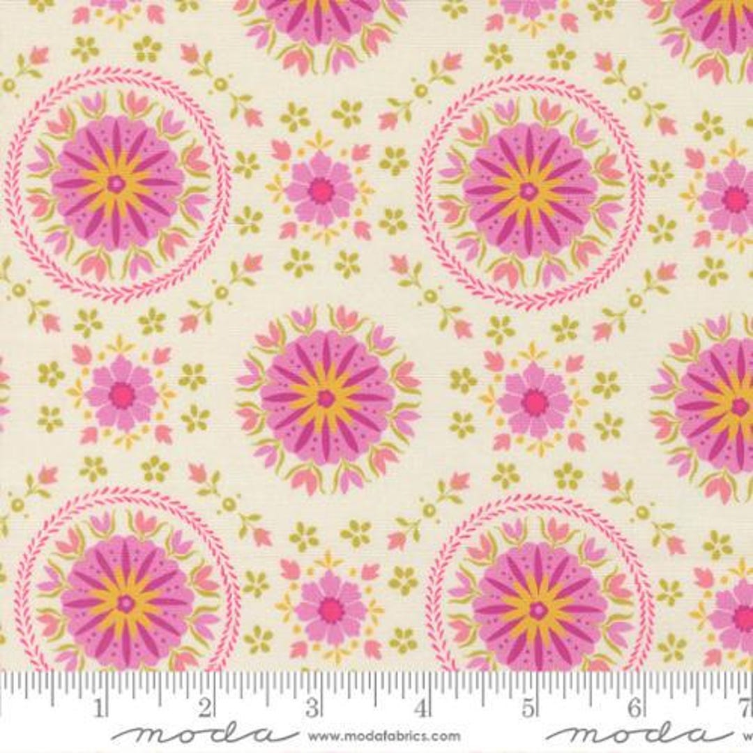 Fabric Moda Cream Mandala Parlor by the Quarter Yard 11964-11 - Etsy