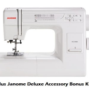 Janome HD3000 Heavy Duty Mechanical Sewing Machine + Bonus - Etsy