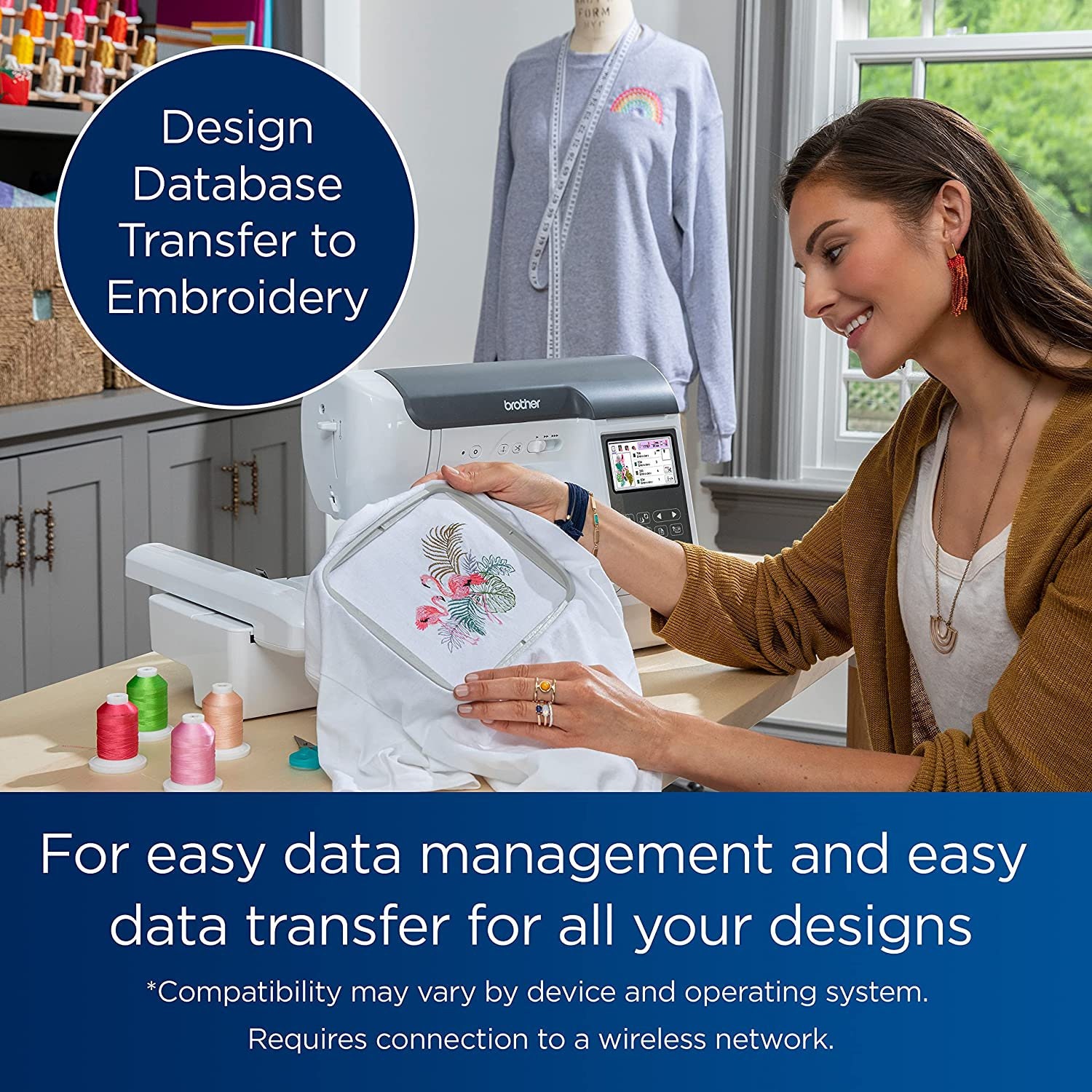 Brother SE2000 Computerized Sewing & Embroidery Machine LCD - Etsy