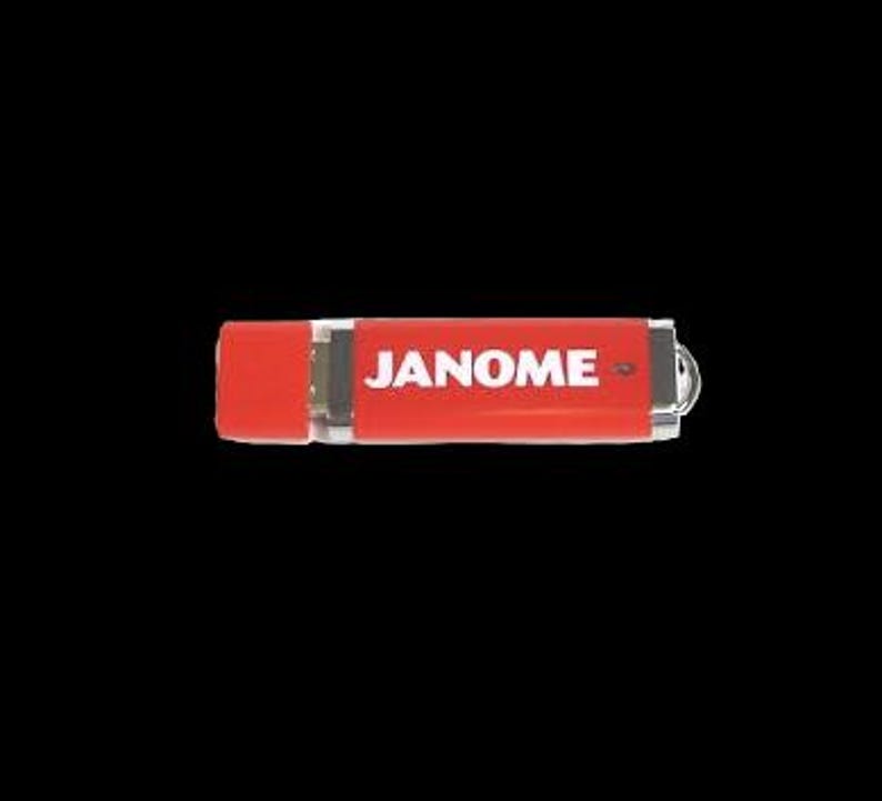 Janome Embroidery Design Transfer USB Memory Stick - Etsy