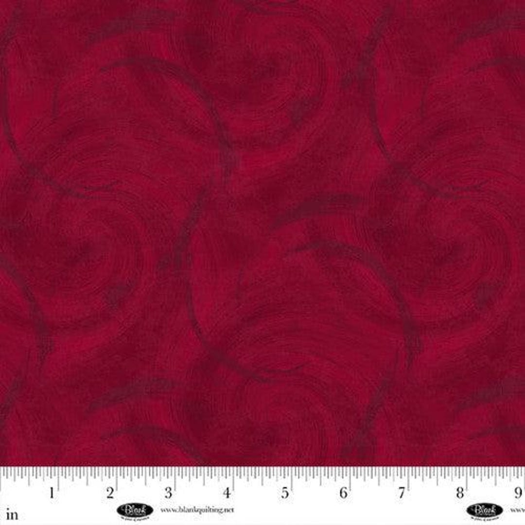 Fabric Blank Quilting Red Semi Circle Texture Spin Flannel 108" Wide ...