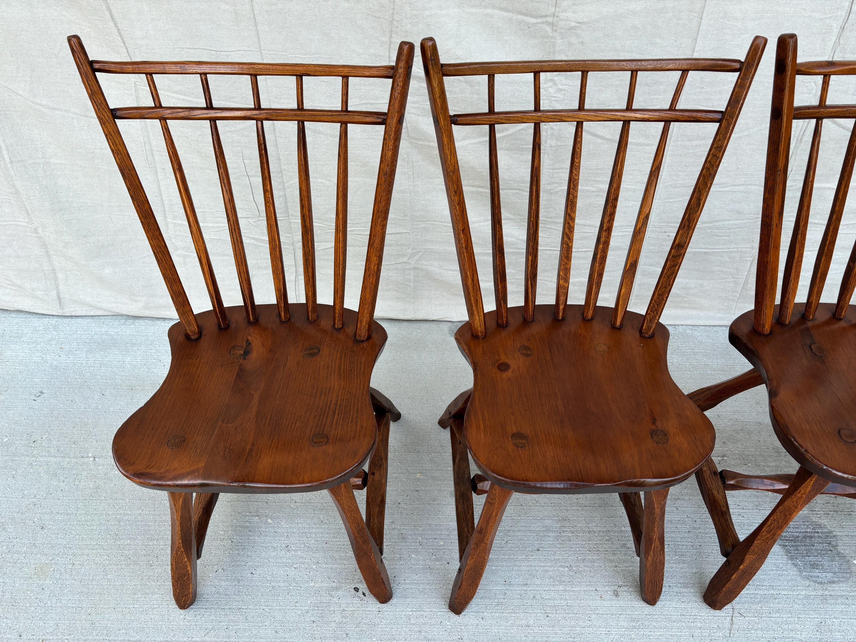 Hunt Country Furniture Rustic Birdcage Style Side Chairs Set of 4 ...