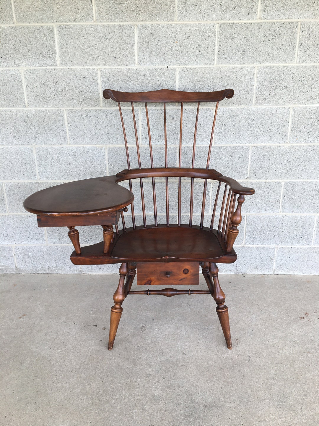 D.R. Dimes Comb Back Writing Arm Chair vase Model shipping is NOT Free ...