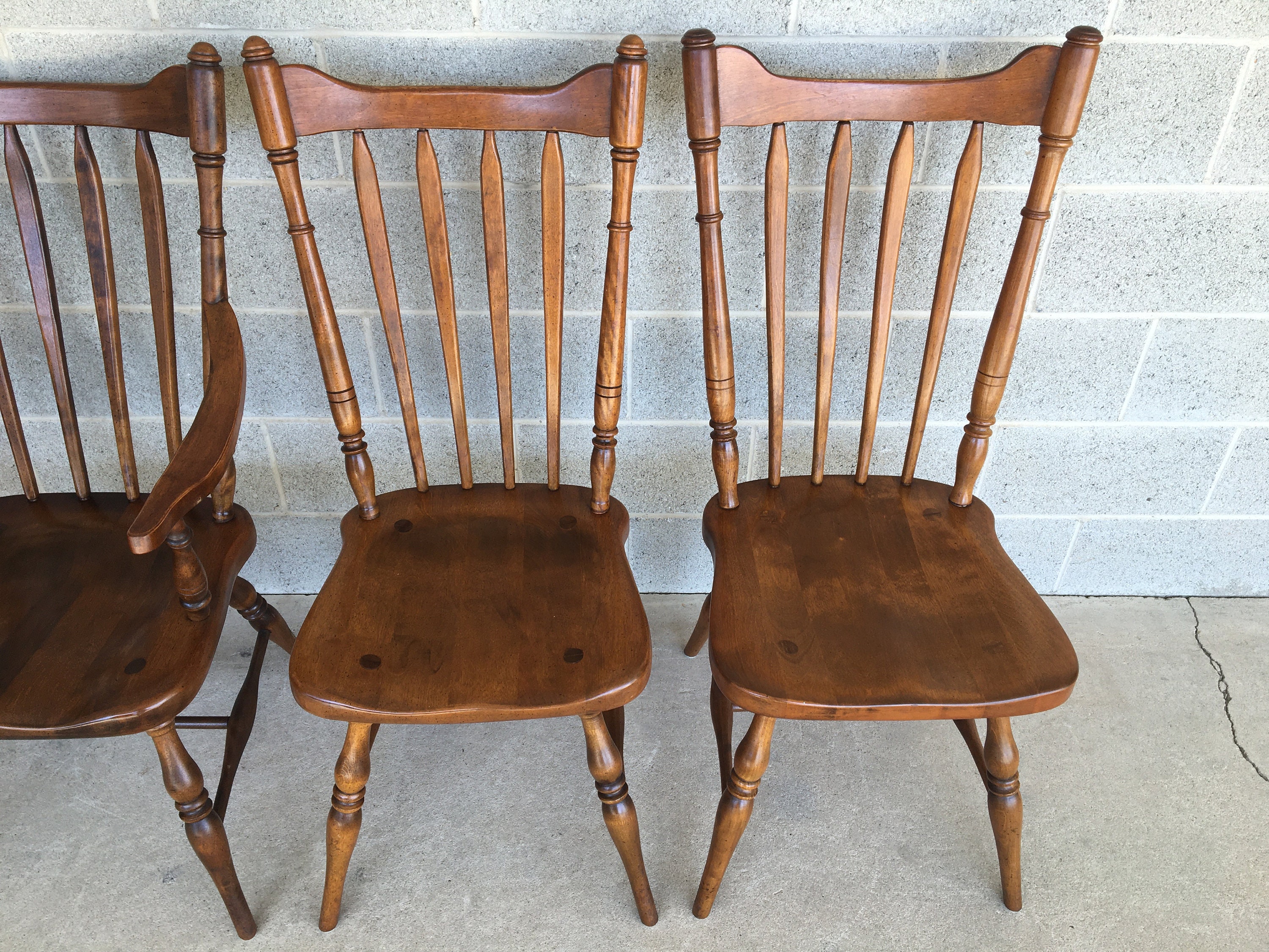 Cushman Colonial Creations Fairfield Set of 6 Dining Chairs shipping is ...