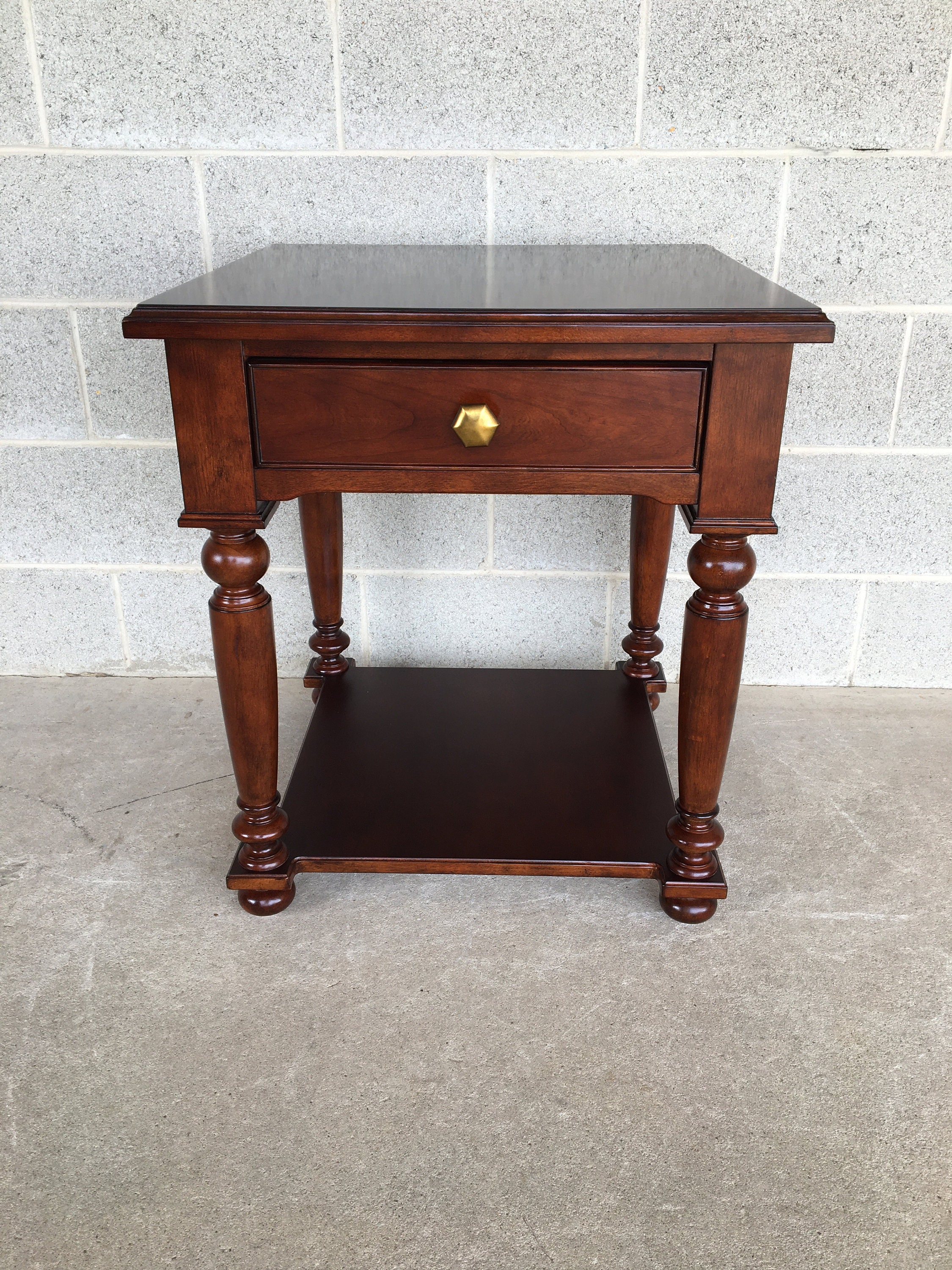 Martha Stewart for Bernhardt Furniture Cherry Accent Table shipping is NOT Free or 1 Dollar - Etsy