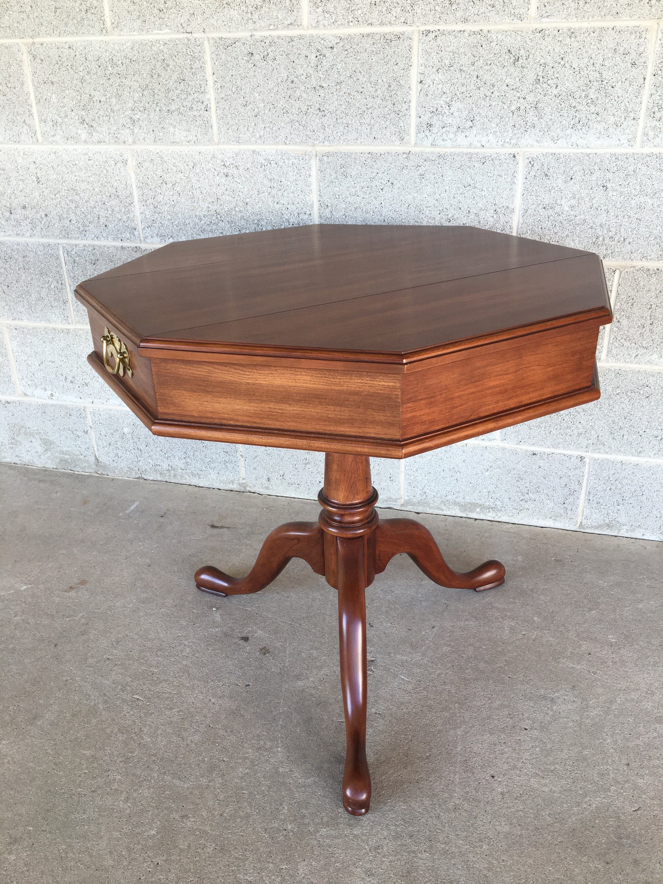 Henkel Harris Wild Black Cherry Jefferson Table (shipping is NOT Free ...