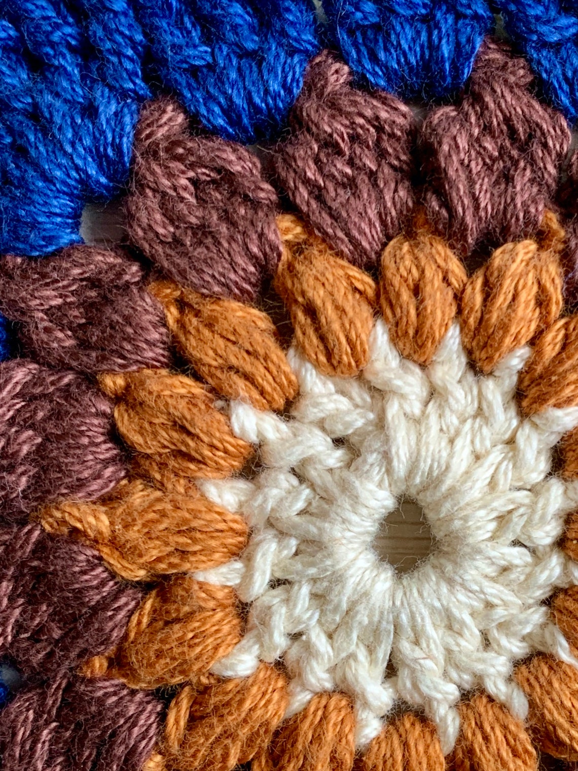 Crochet Sunburst Coasters ~ 100% Cotton Set of 4 ~ Handmade in USA - Etsy