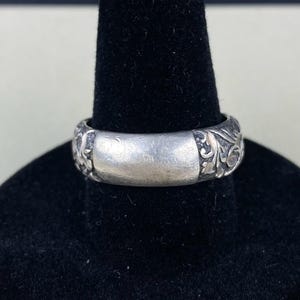 N0802 Vintage Carolyn Pollack Relios Sterling Silver Handmade Band Ring ...